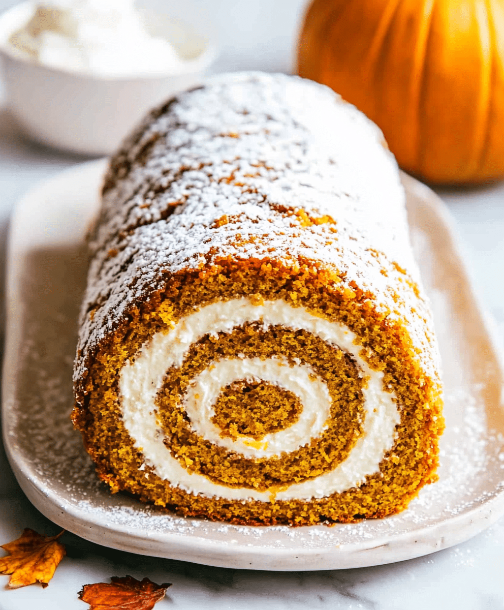 Classic Pumpkin Roll Recipe - janayum.com