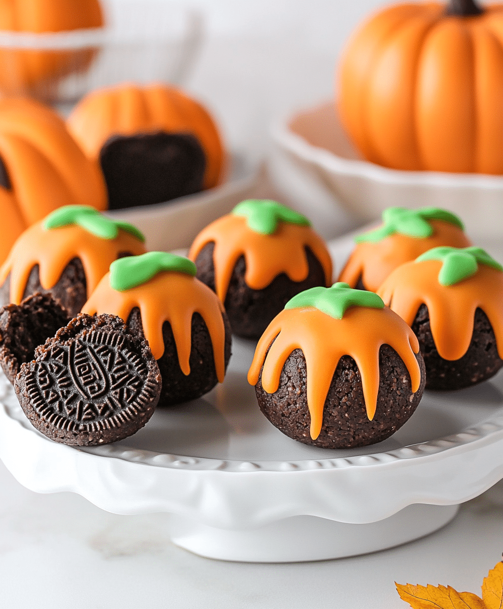 Pumpkin Oreo Balls Recipe - janayum.com