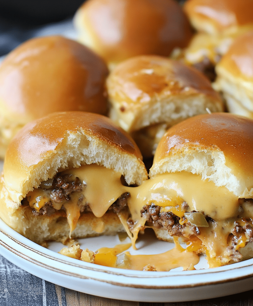 Cheeseburger Sliders With Hawaiian Rolls Recipe - janayum.com