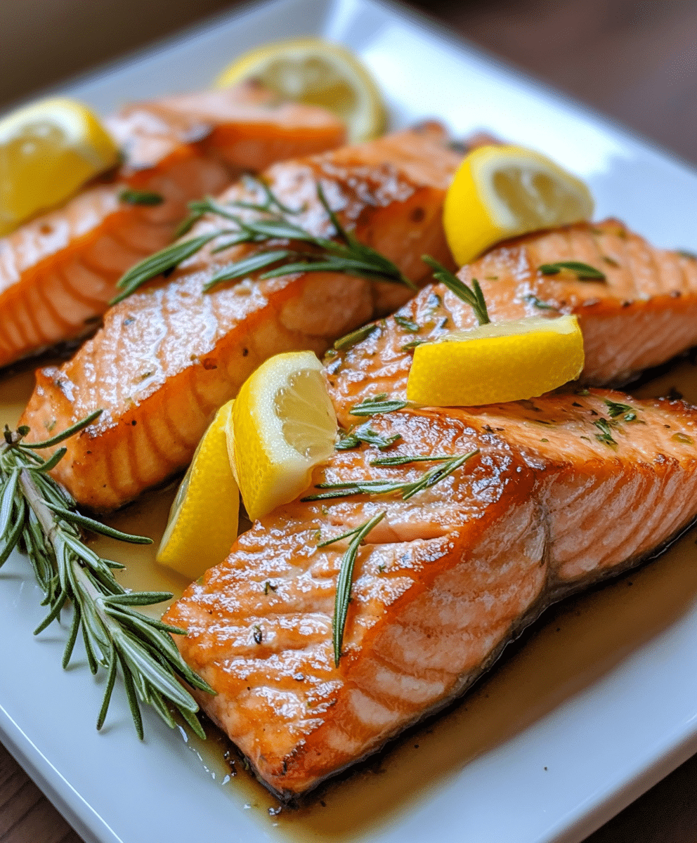 Lemon Rosemary Salmon Recipe - janayum.com