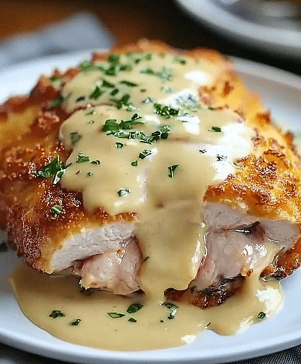 Creamy Chicken Cordon Bleu Recipe - janayum.com
